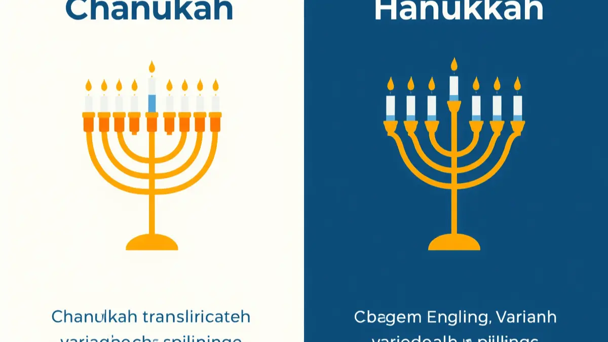 Chanukah or Hanukkah: Meaning, Spelling and Differences?