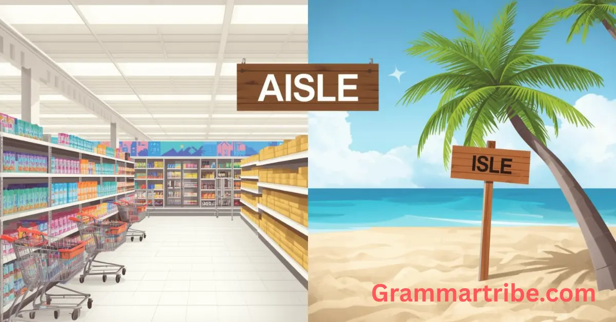 Aisle or Isle – Understanding the Difference and Correct Usage