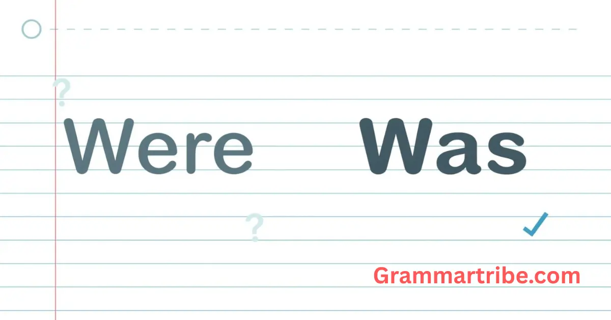 Were or Was – Which One Should You Use?