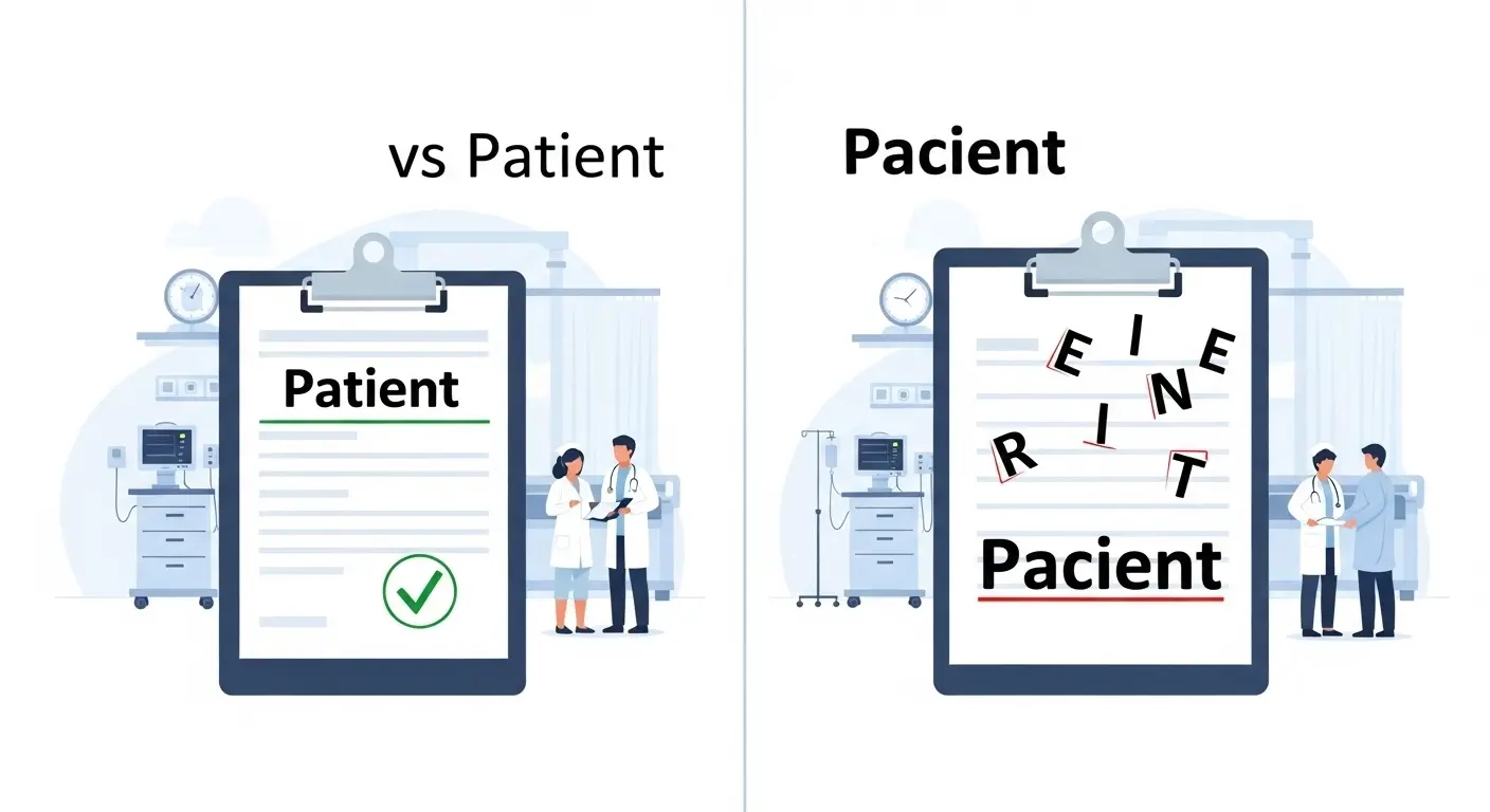 Patient or Pacient: Correct Spelling, Meaning, and Usage Explained